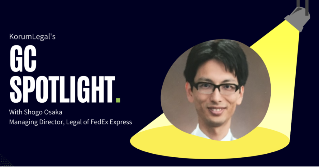 GC Spotlight: Shogo Osaka Shogo On His Passionate Adoption Of LegalTech ...